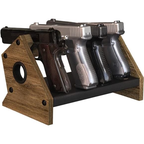 Other | J Jackcube Design Rustic Gun Rack For Pistol Handgun Wooden Gun ...